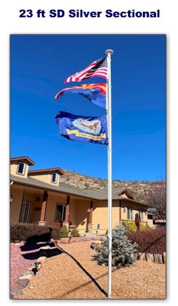 Installed Flagpole Packages Made in USA Offered by Prescott Flags